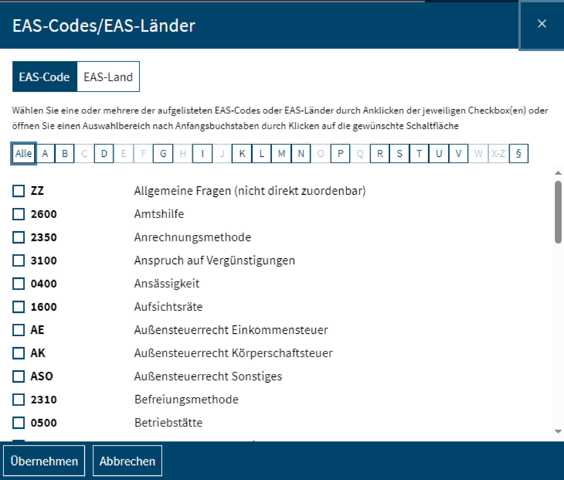 Standardsuche - BK Hilfe